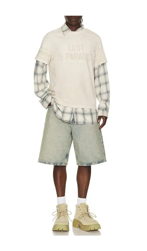 MISBHV Lost In Paradise T-shirt In . Also - Beige