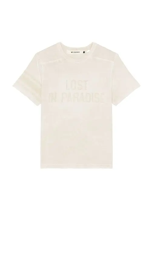 MISBHV Lost In Paradise T-shirt In . Also - Beige