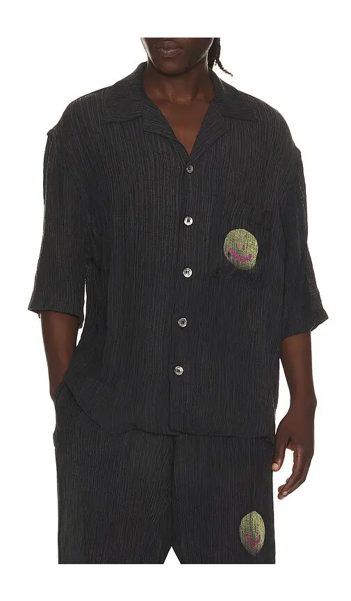 MISBHV Smile Shirt In . Also - Charcoal