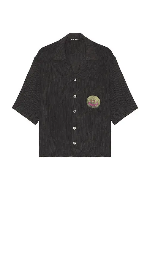 MISBHV Smile Shirt In . Also - Charcoal