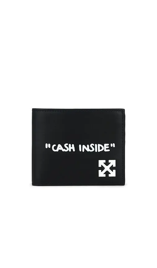 Off-White Jitney Quote Bifold Wallet - Black