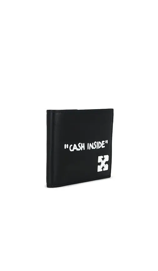Off-White Jitney Quote Bifold Wallet - Black
