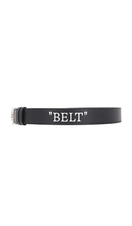 Off-White Arrow Leather Belt - Black