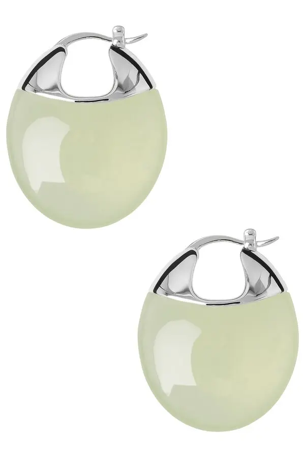 Lié Studio The Erin Earrings - Green Serpentine