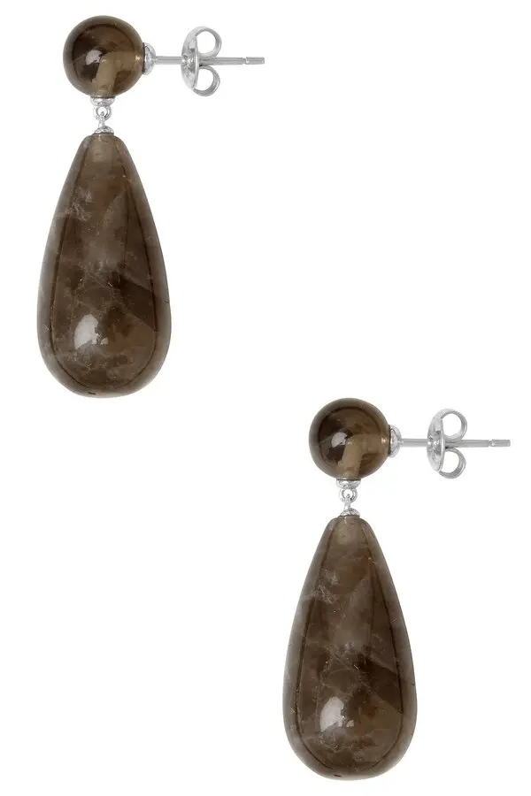 Lié Studio The Lola Earrings With Smoky Quartz - Smokey Quartz