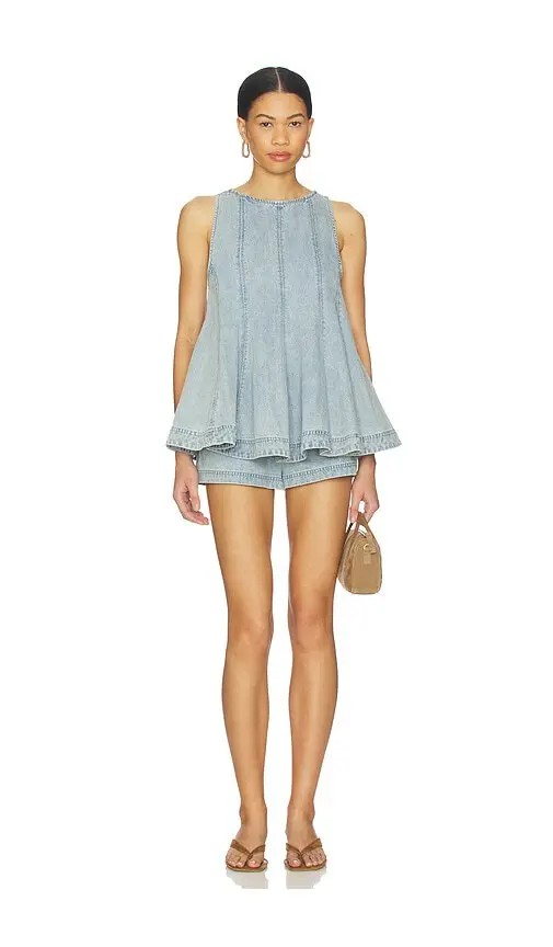 Free People Cassius Denim Set