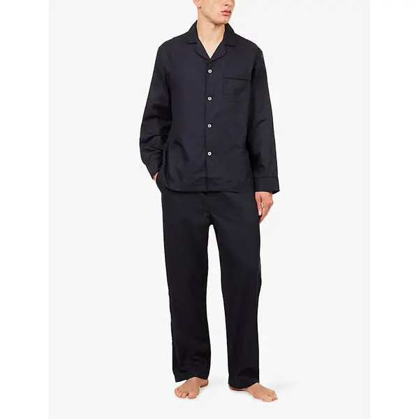 Derek Rose Paris Floral Cotton Pyjama Set