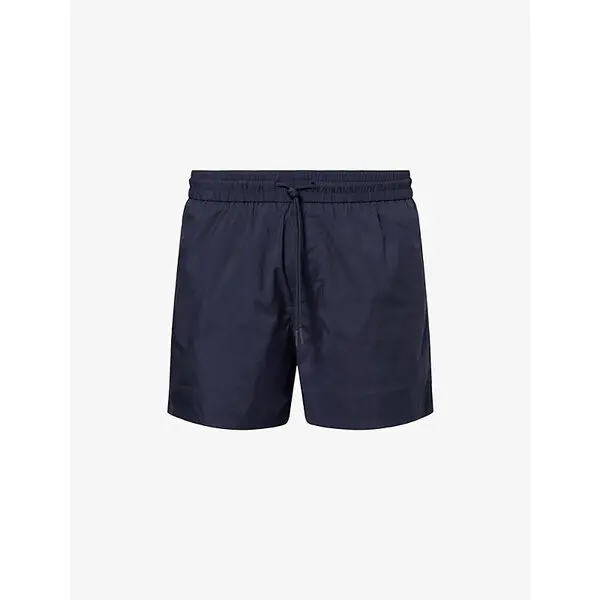 ARNE Essential Drawstring Swim Shorts - Navy