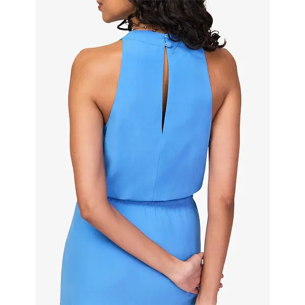 RO&ZO Sleeveless Halterneck Woven Blouse