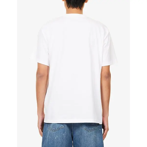 Carhartt Work In Progress Column Graphic-text Cotton T-shirt