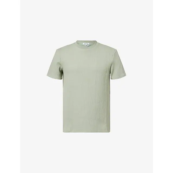 BELIER Edwin Textured Woven T-shirt