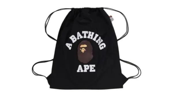 A BATHING APE College Knapsack - Black