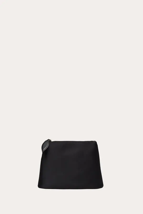 LIFFNER Zip Clutch In Satin