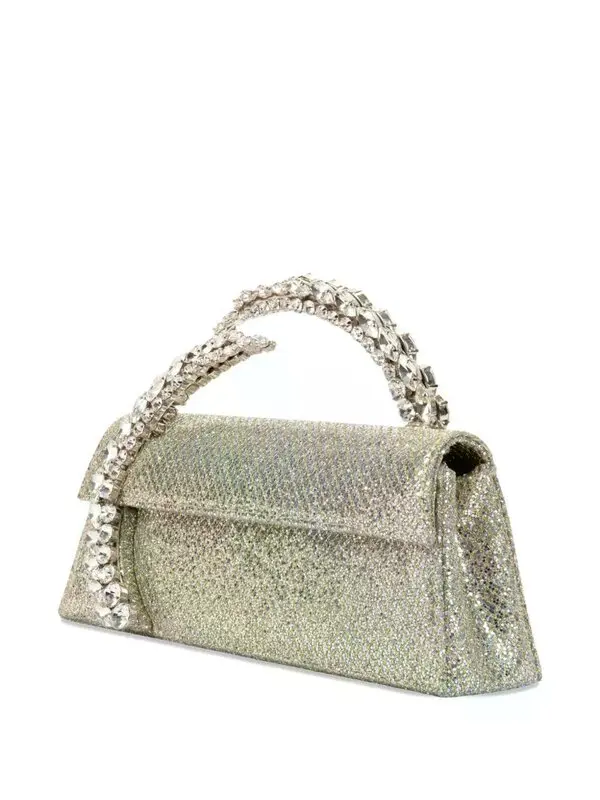 L'ALINGI Karma Crystal-embellished Clutch Bag