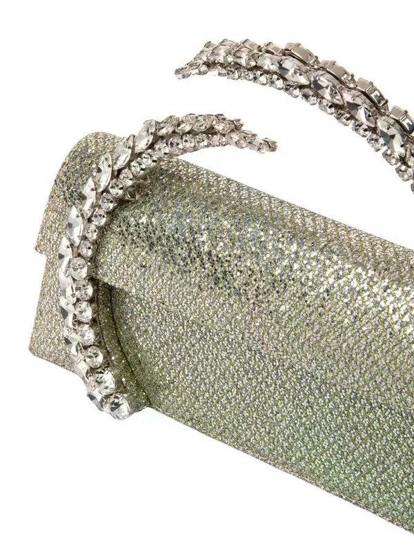 L'ALINGI Karma Crystal-embellished Clutch Bag