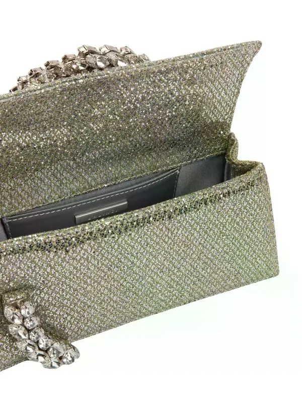 L'ALINGI Karma Crystal-embellished Clutch Bag