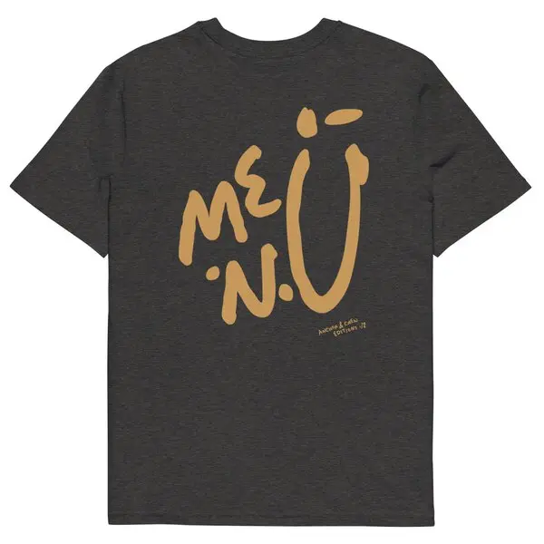 ANCHOR & CREW Heather Twelve Me.n.u Editions Organic Cotton T-shirt - Black
