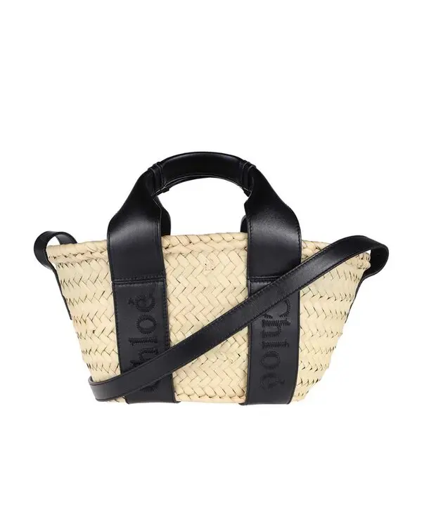 Chloé Contrast Logo Shoulder Bag