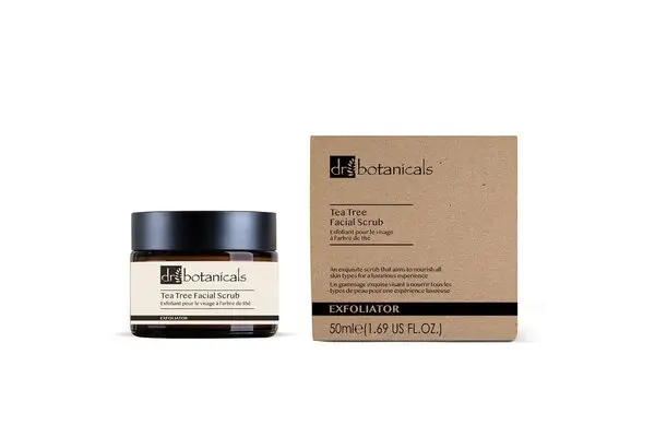 DR. BOTANICALS Eucalyptus And Tea Tree Facial Scrub 50milliliter - White
