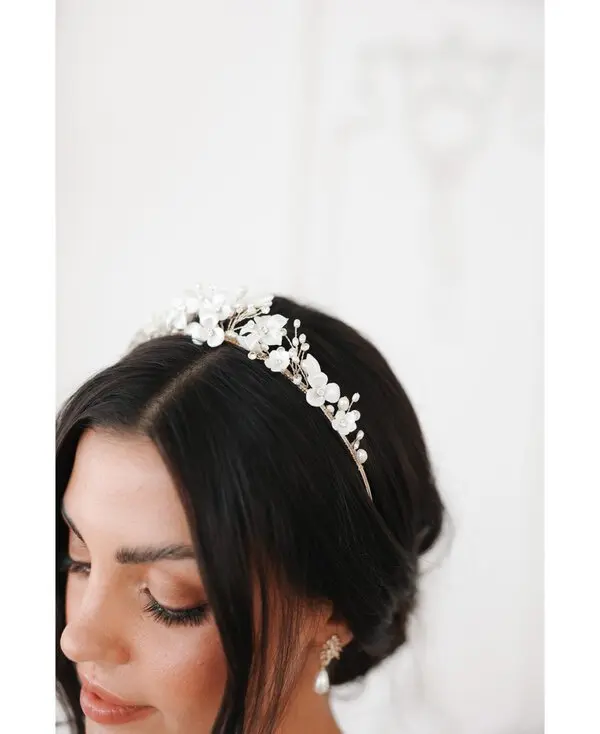 UNTAMED PETALS Josephine Crystal Tiara