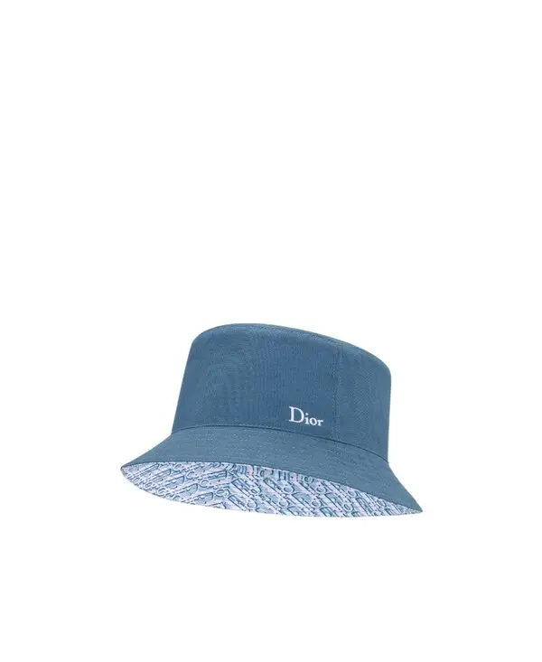 Dior Logo Embroidered Reversible Bucket Hat