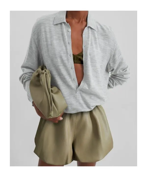 THE FRANKIE SHOP Tala Polo Top