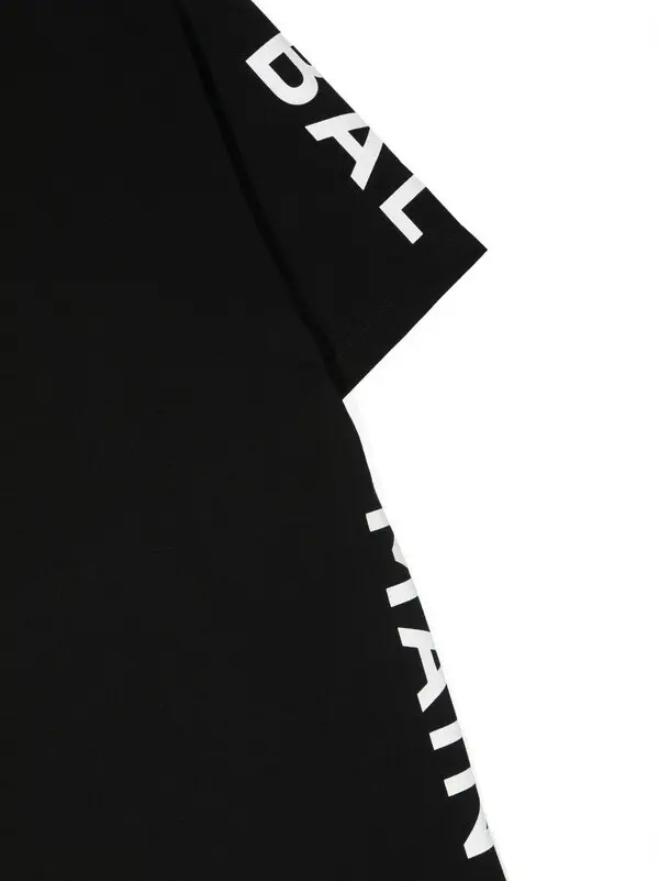 Balmain Logo Print Cotton T-shirt