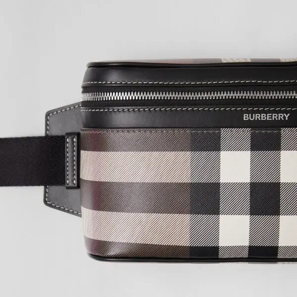 Burberry Checked Cube Belt Bag