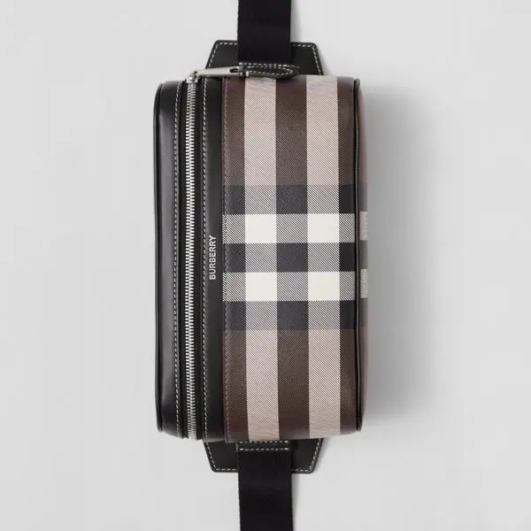 Burberry Checked Cube Belt Bag