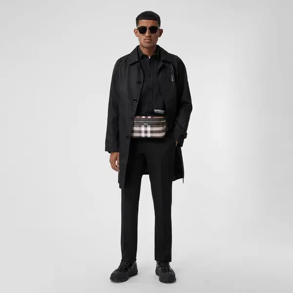 Burberry Checked Cube Belt Bag