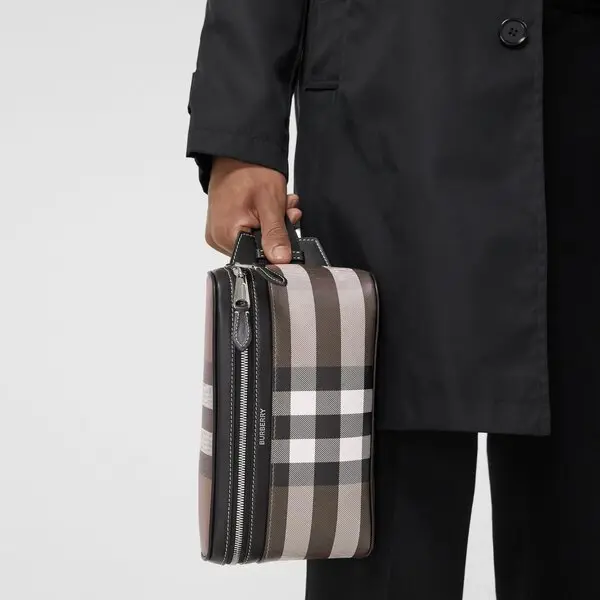 Burberry Checked Cube Belt Bag