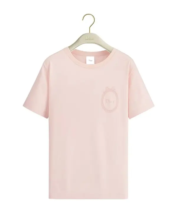 Dior Fitted Médallion Embroidered T-shirt