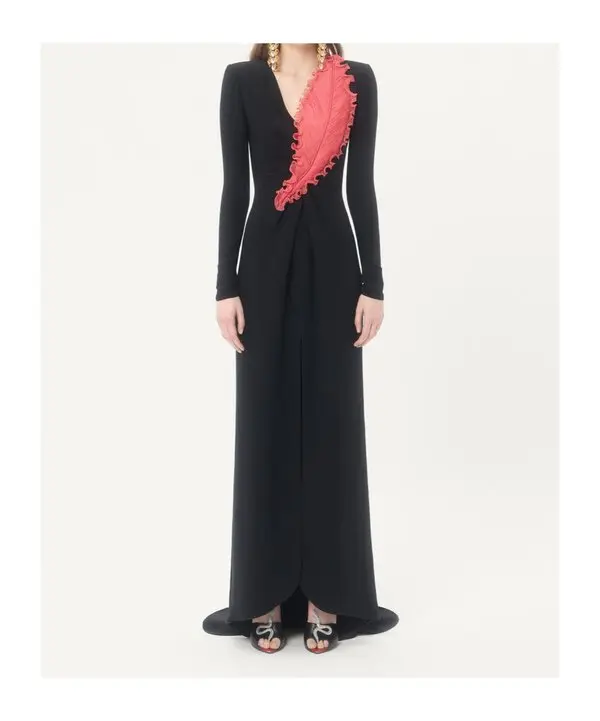 Valentino Garavani Embroidered Cady Couture Gown