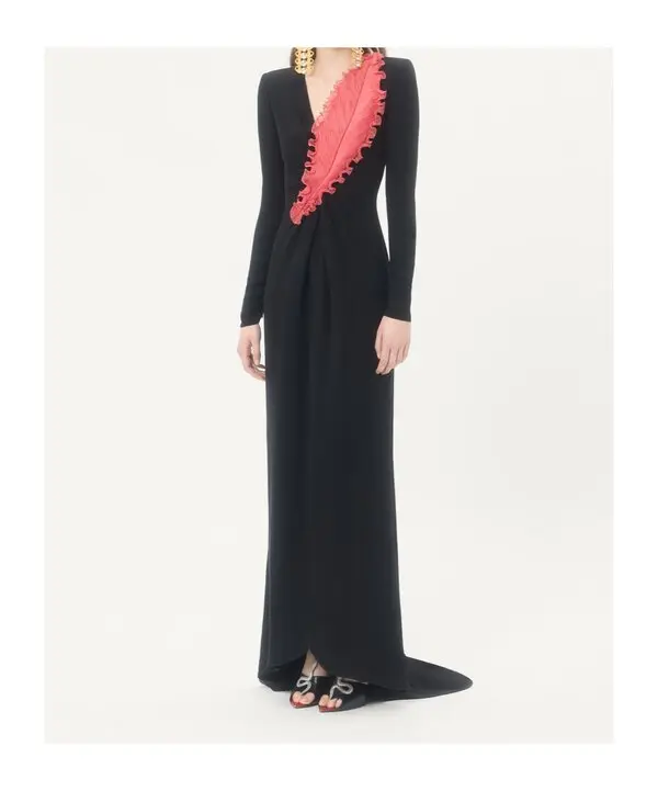 Valentino Garavani Embroidered Cady Couture Gown