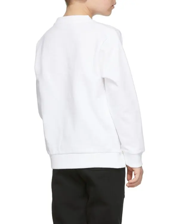 Balmain Logo Debossed Cotton Sweatshirt