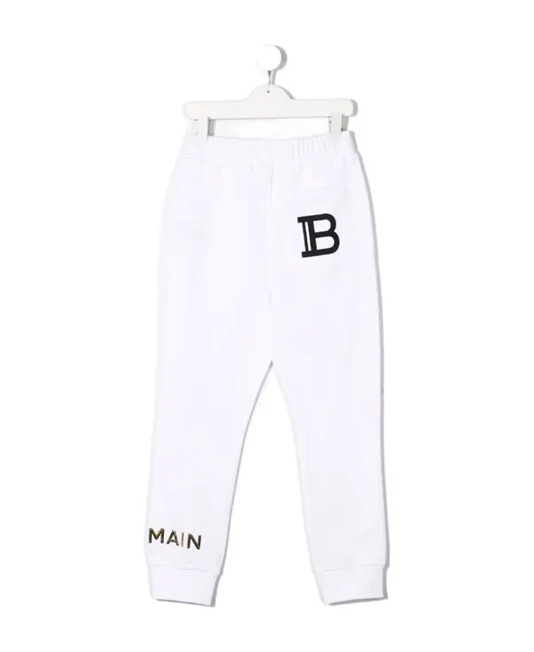 Balmain Logo Print Track Pants