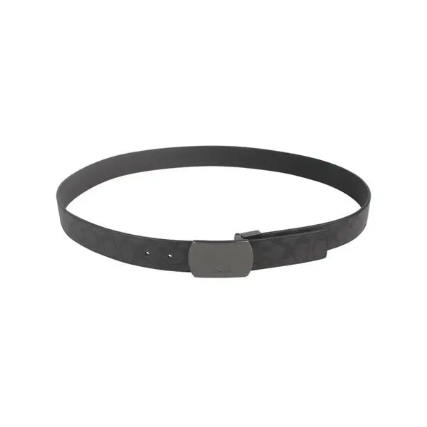 COACH Monogram Buckle Belt