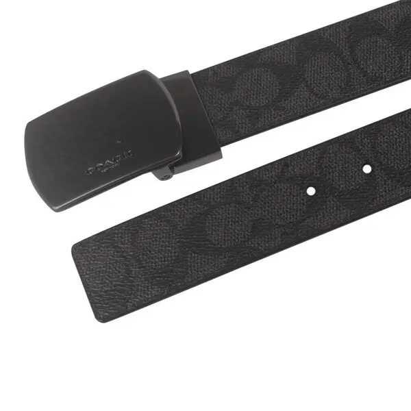COACH Monogram Buckle Belt