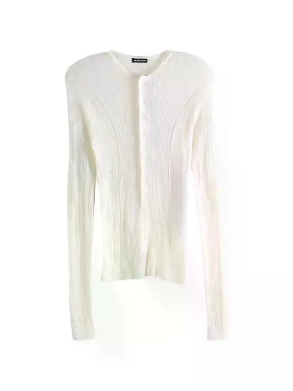 ANN DEMEULEMEESTER Ribbed-knit Long-sleeve T-shirt