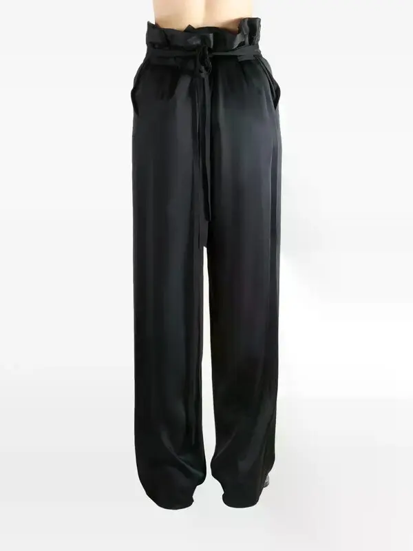 ANN DEMEULEMEESTER Loose-leg Trousers With Paperbag Waist