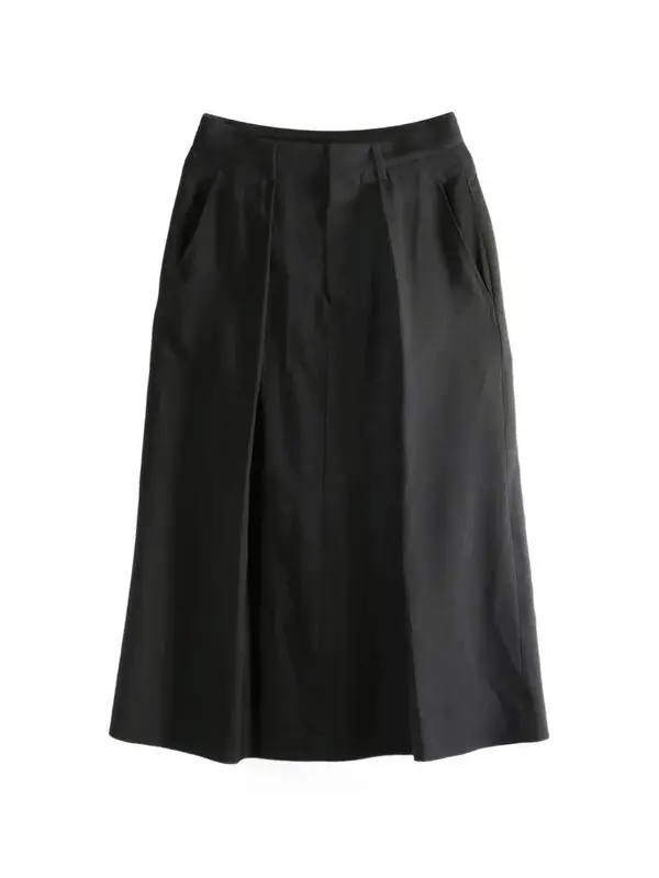 ANN DEMEULEMEESTER Yura Pleated-front Skirt - Black