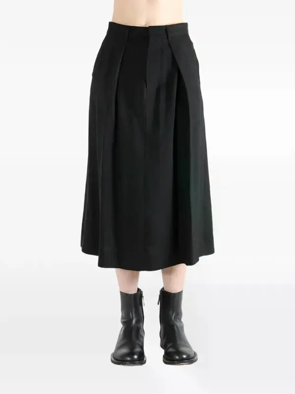 ANN DEMEULEMEESTER Yura Pleated-front Skirt