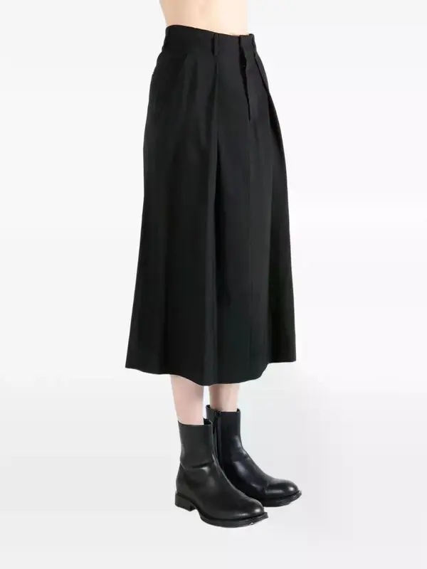ANN DEMEULEMEESTER Yura Pleated-front Skirt