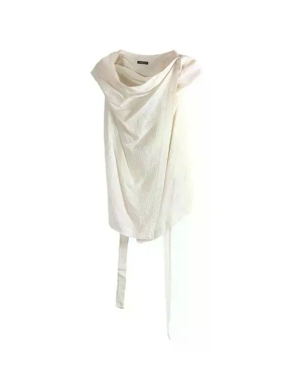 ANN DEMEULEMEESTER Draped Wrap-style Top