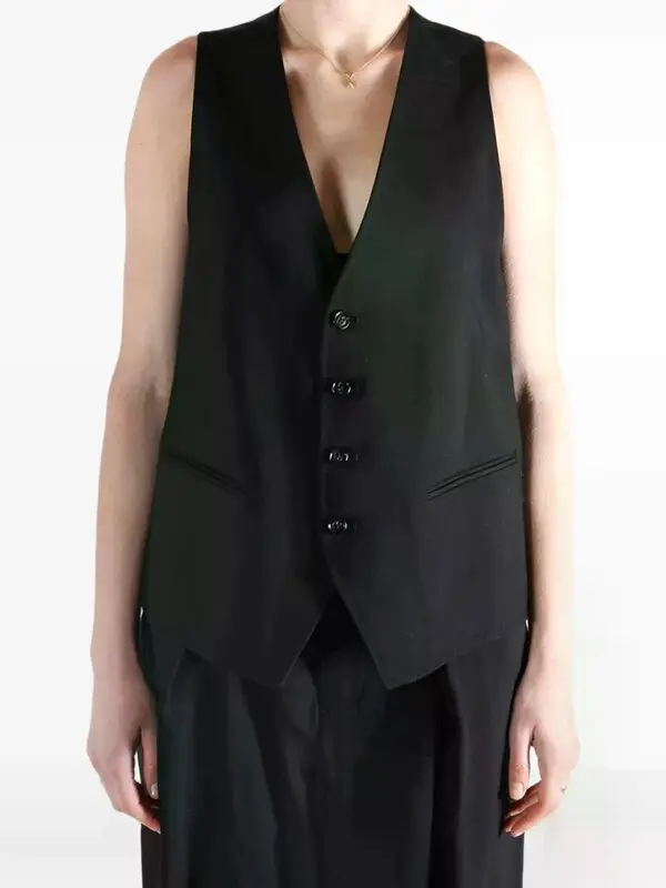 ANN DEMEULEMEESTER Juikko Buttoned Waistcoat