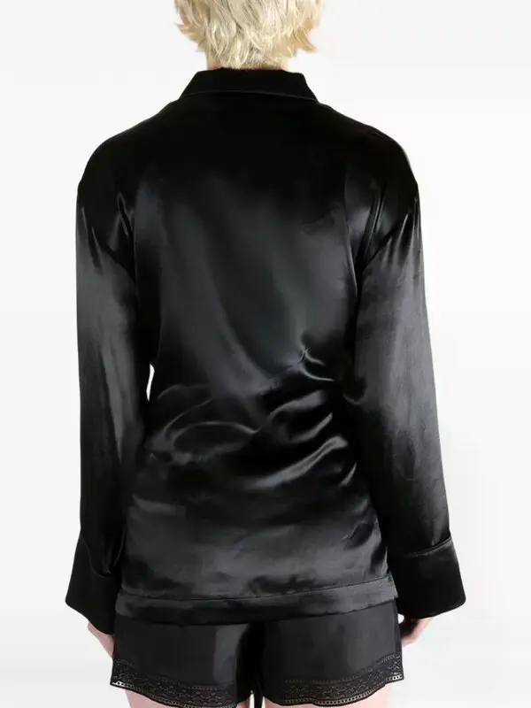 ANN DEMEULEMEESTER Belted Satin Shirt