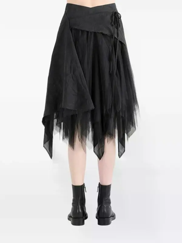 MARC LE BIHAN Asymmetric Layered Midi Skirt