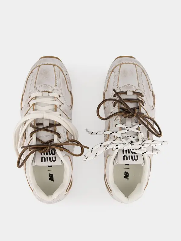 Miu Miu X New Balance 530 Sl Sneakers - White