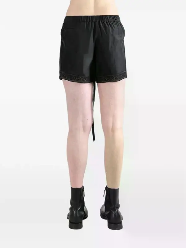 ANN DEMEULEMEESTER Boxer Shorts With Lace Trim
