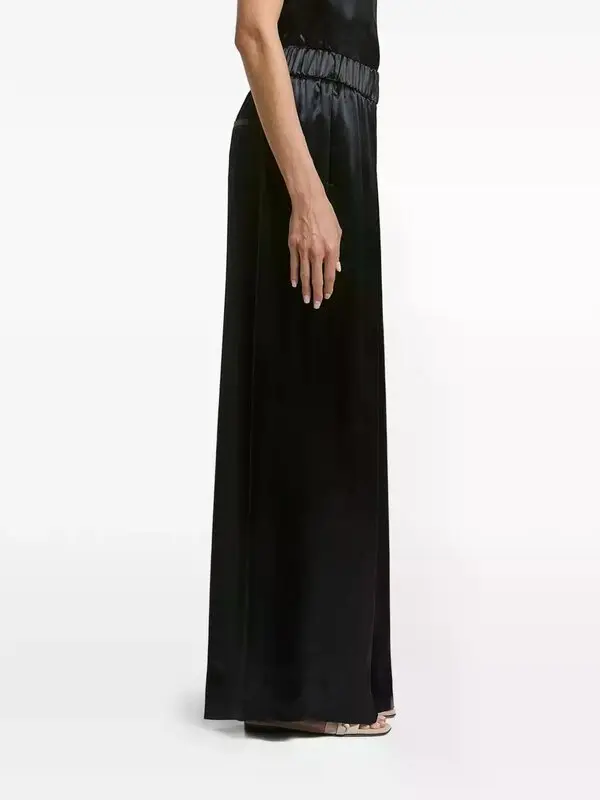 Peserico Satin-finish Elasticated Waistband Trousers